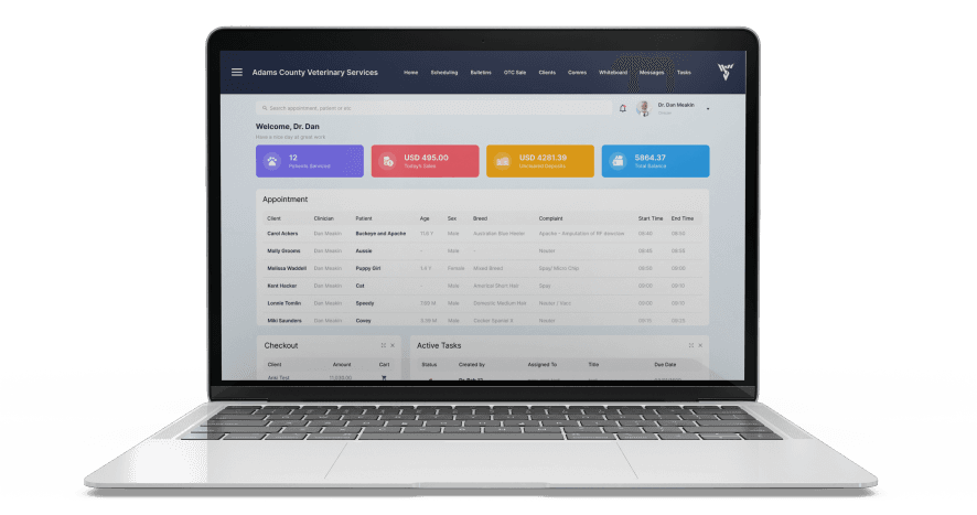 Harns | VETport Veterinary Practice Management Software Harns