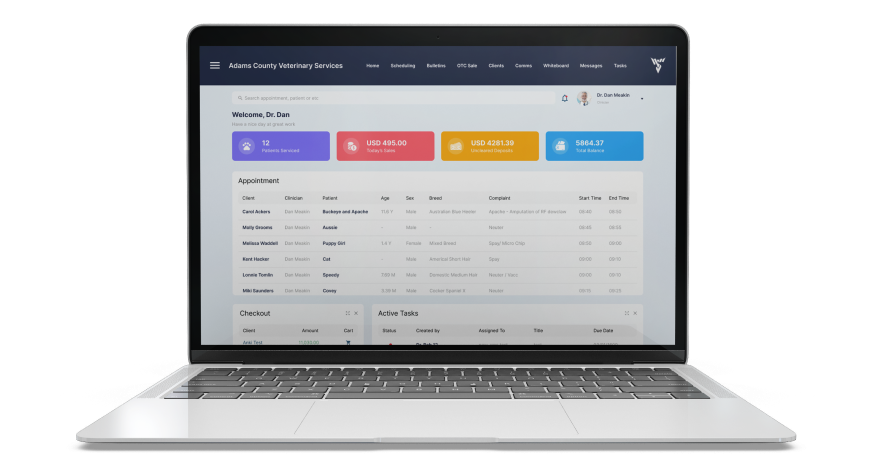 Harns | VETport Veterinary Practice Management Software Harns